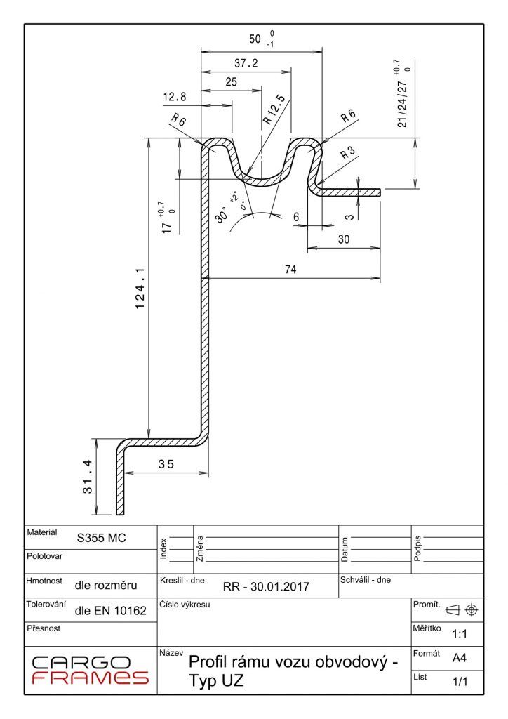 Profile UZ - Cargo Frames